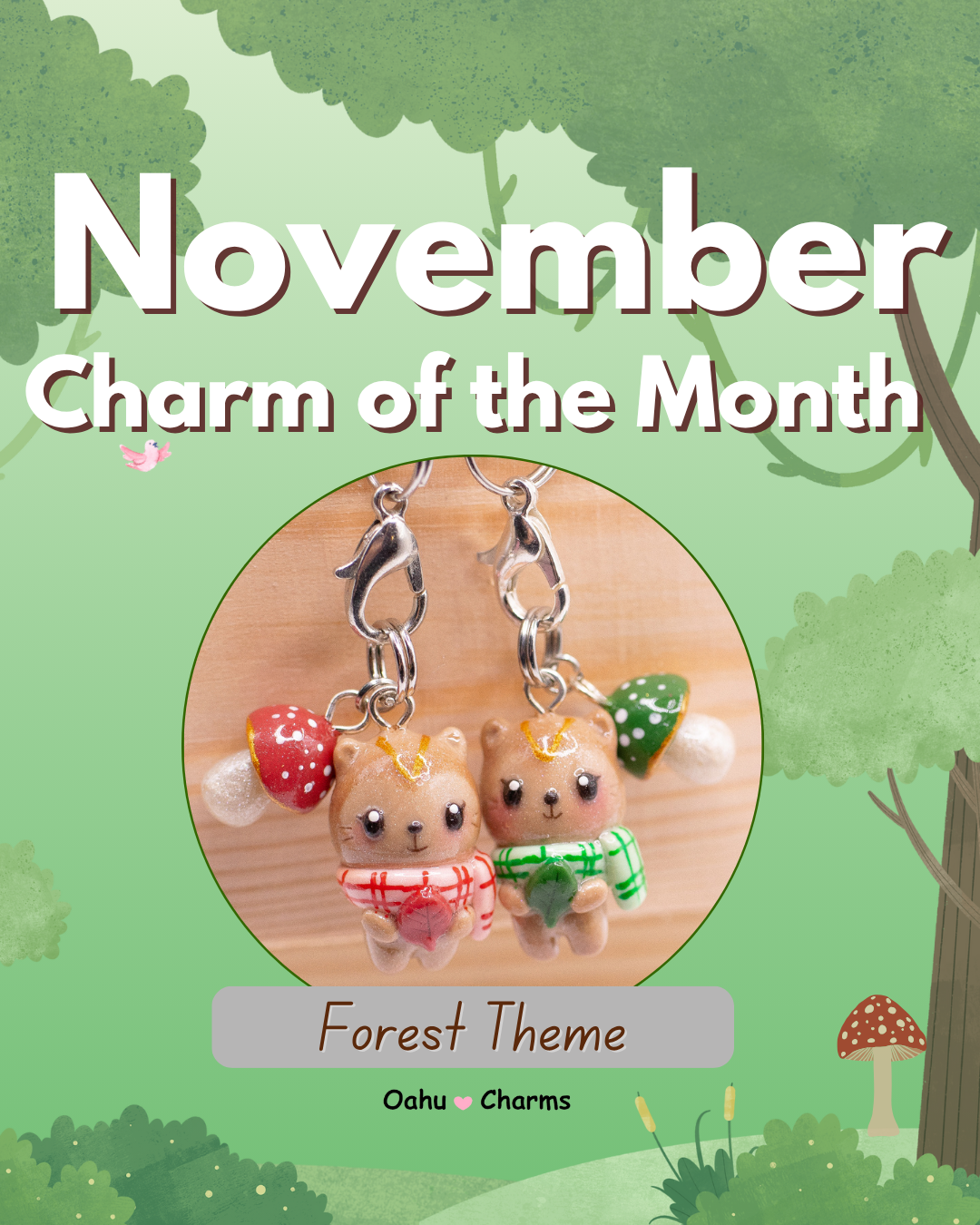 Charm of the Month Bundle – Oahu Charms