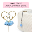 Blue Whale Polymer Clay Charm – Oahu Charms