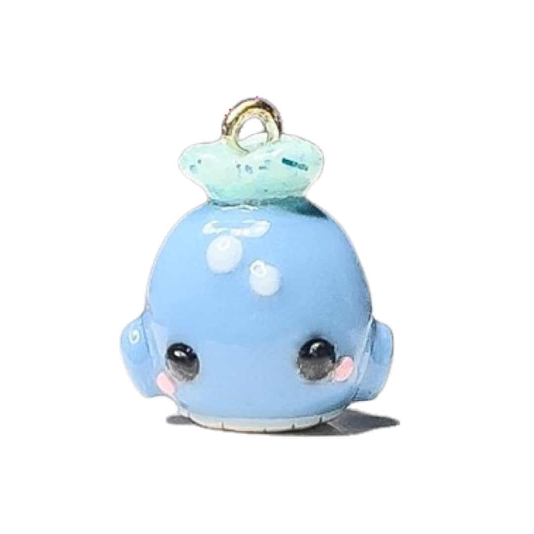 Blue Whale Polymer Clay Charm – Oahu Charms